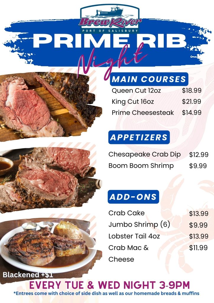 Specials - Waterfront Dining Restaurant Salisbury MD Brew River