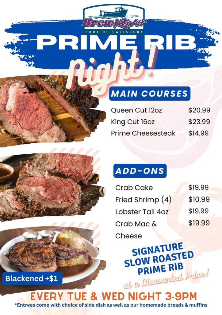 Specials - Waterfront Dining Restaurant Salisbury MD Brew River